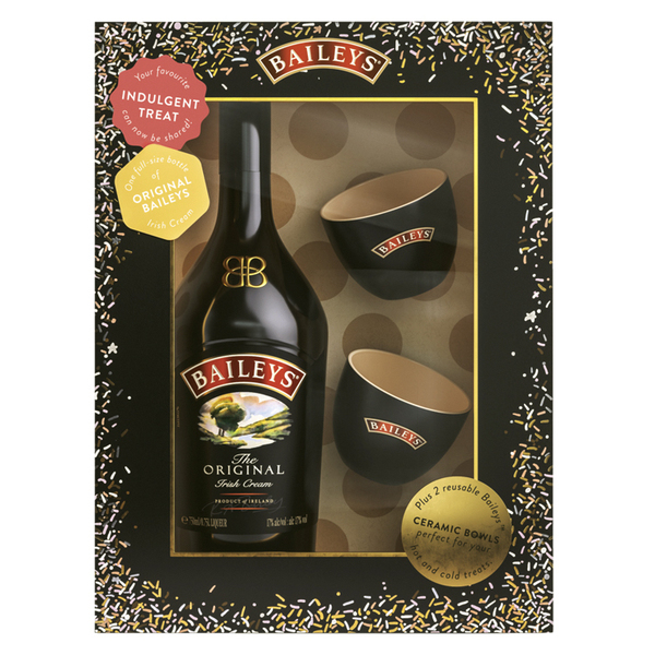 Buy Baileys Irish Cream 700ml Gift Set + 2 Artisanal Ceramic Bowls at ...
