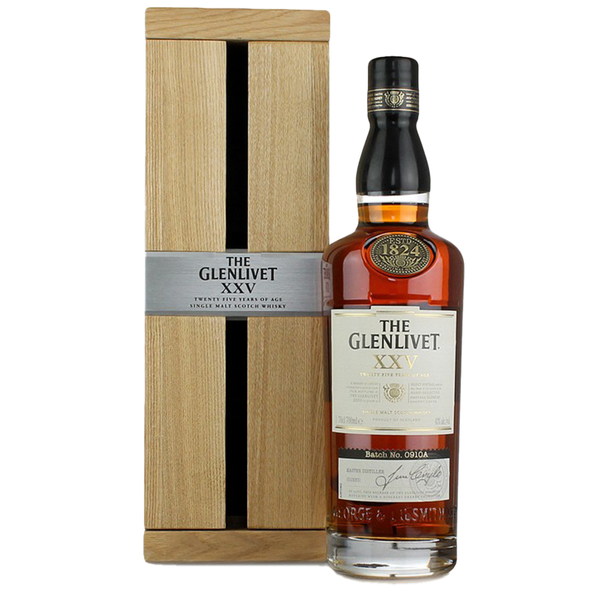 Buy Glenlivet 25 Year Single Malt 700ml w/Gift Box at the best price ...