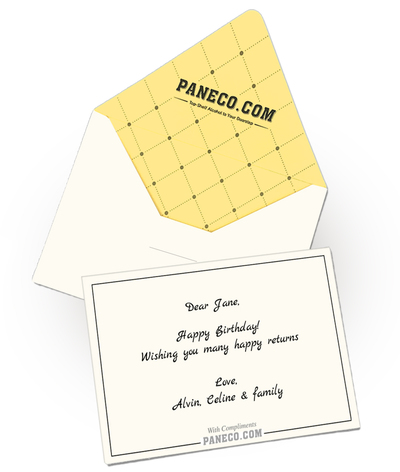 Buy Gift Card Message at the best price - Paneco Singapore