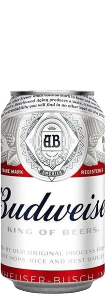 Buy 24 x Budweiser Beer Can Case 330ml at the best price - Paneco Singapore