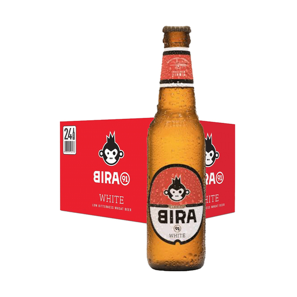Buy 24 x Bira 91 Original White Pint Case 330ml at the best price ...