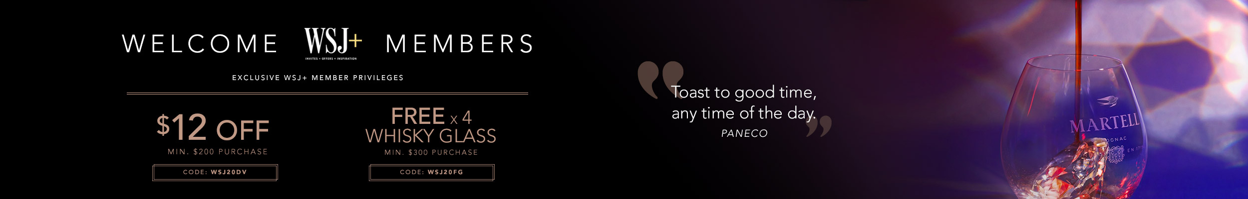 Promotions - WSJ+ Member Exclusive - Paneco Singapore